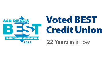 San Diego County Credit Union Voted BEST Credit Union in the San Diego ...