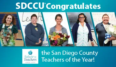 San Diego County Credit Union Honors San Diego County’s Best Teachers ...