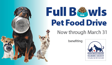 SDCCU Full Bowls Pet Food Drive is Collecting Food for Rancho Coastal ...